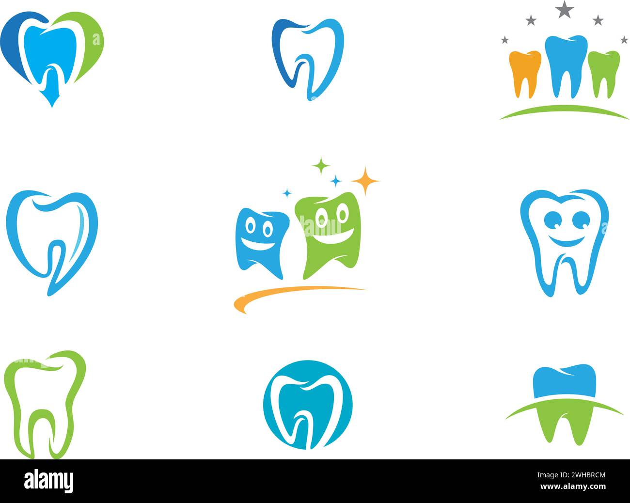 Smile Dental logo Template vector illustration icon design Stock Vector ...