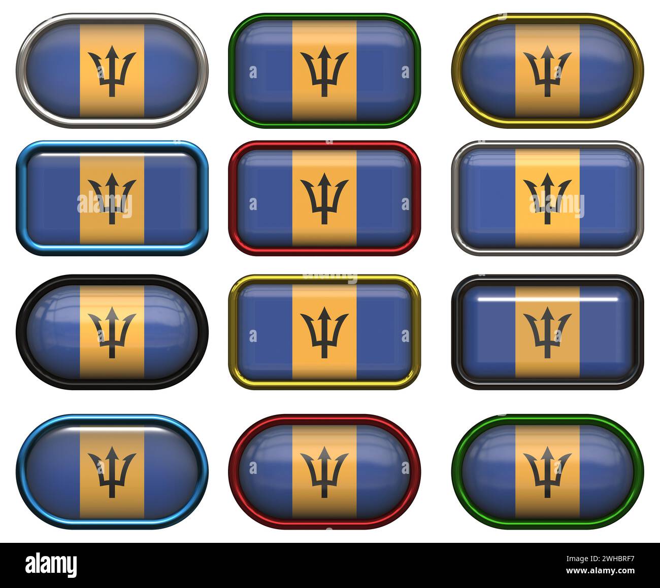 Barbados emblem Cut Out Stock Images & Pictures - Alamy