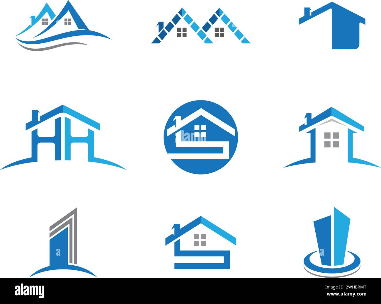 Real Estate , Property and Construction Logo design for business ...