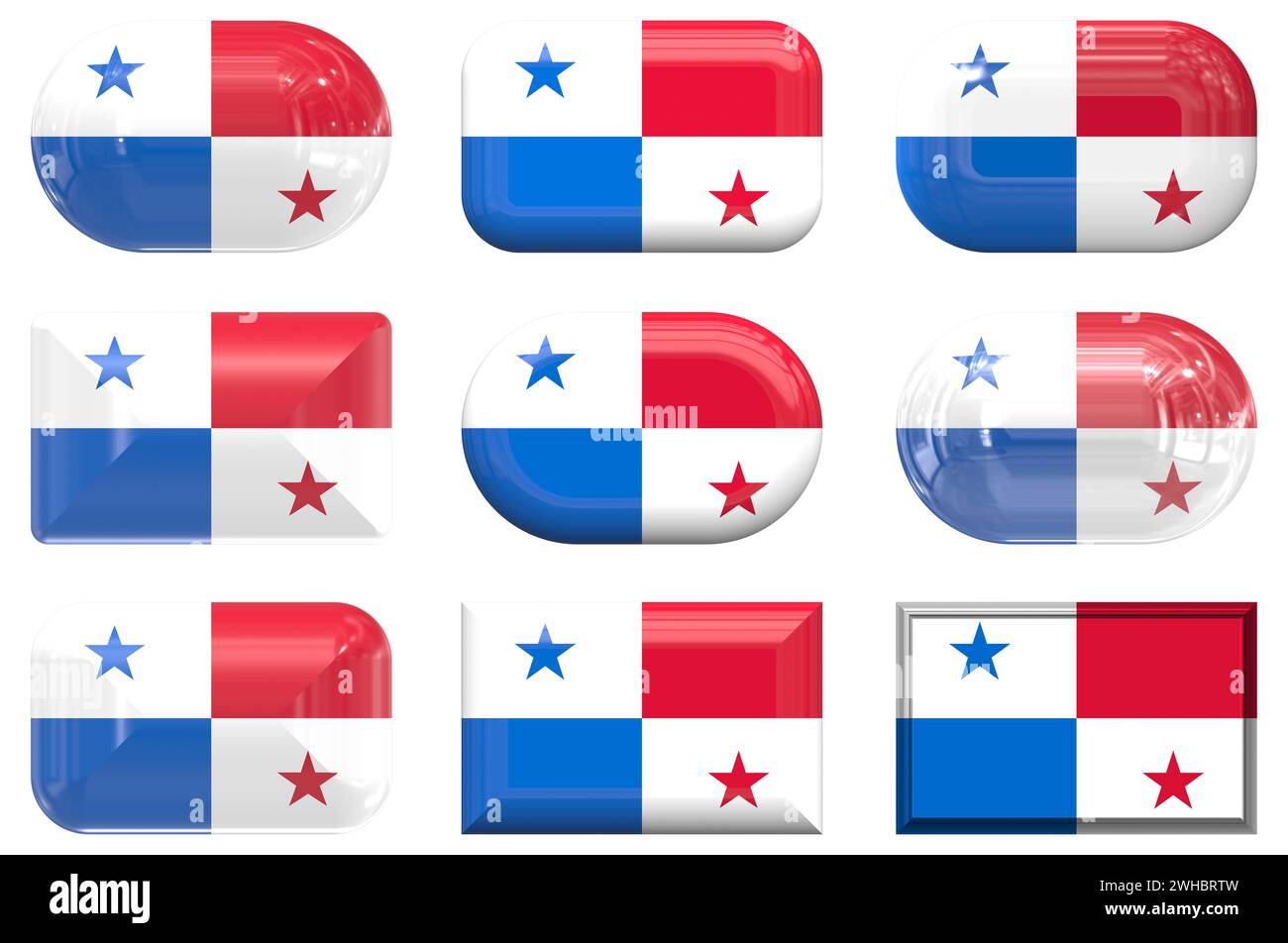 Panama emblem Cut Out Stock Images & Pictures - Alamy