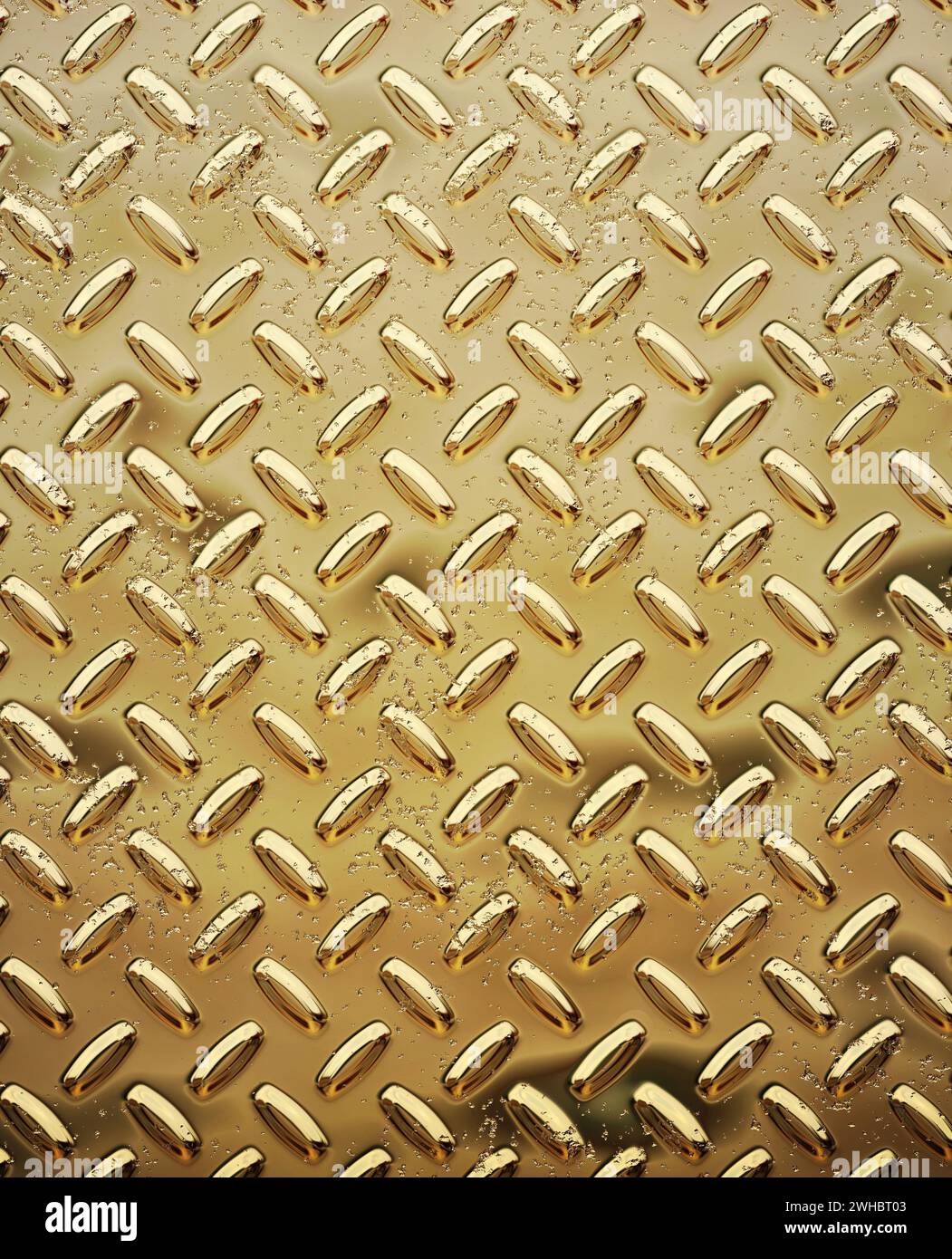 Rough gold diamond plate Stock Photo - Alamy