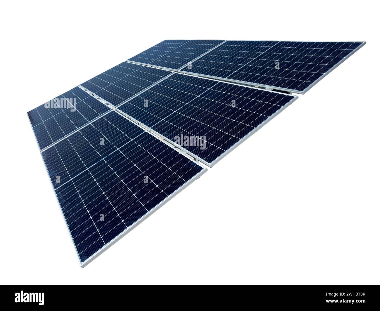 Solar panels on new Cut Out Stock Images & Pictures - Alamy