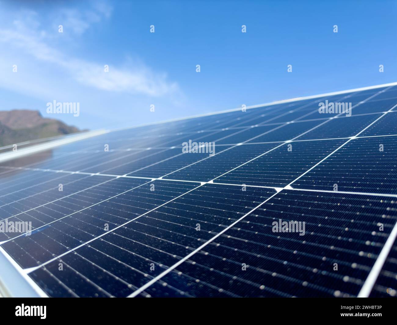 Solar panel technology for a cleaner future. Alternative clean ...