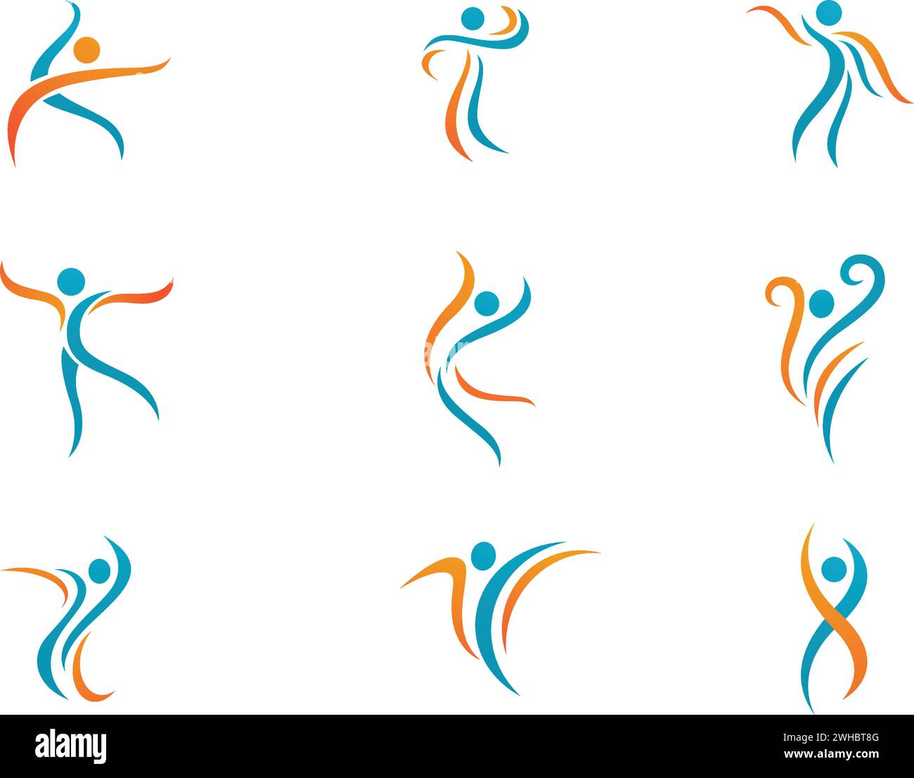 Human character logo sign Health care logo sign Stock Vector Image ...