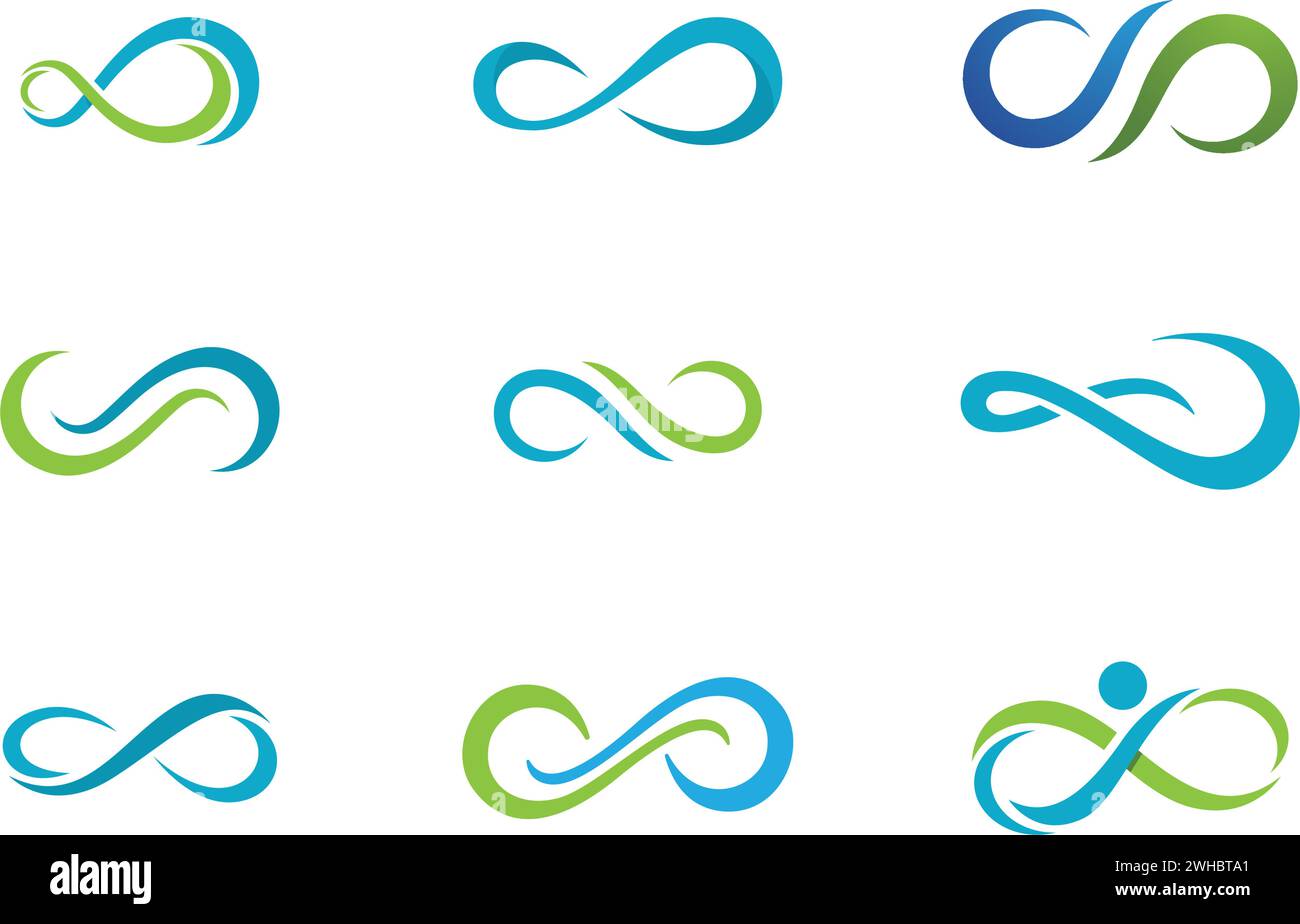 Infinity Design Infinity logo Vector Logo template Stock Vector Image ...