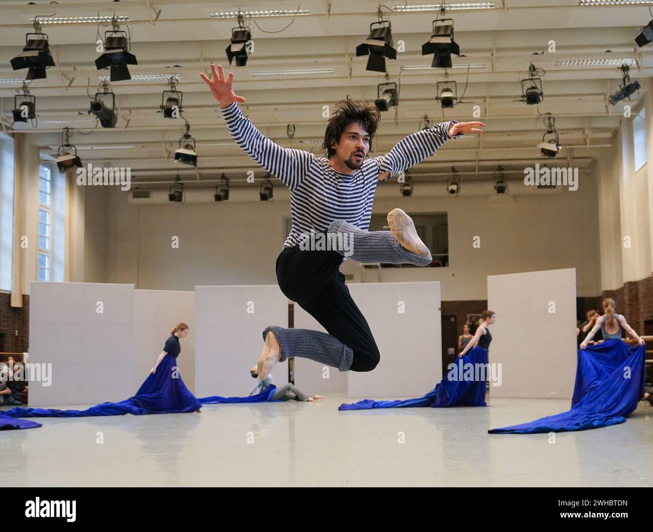 Hamburg, Germany. 09th Feb, 2024. Dancer Alexandr Trusch as Odysseus ...