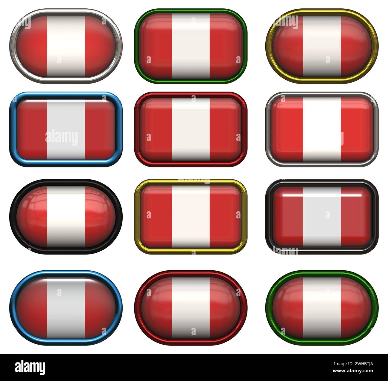 Peru badge Cut Out Stock Images & Pictures - Alamy