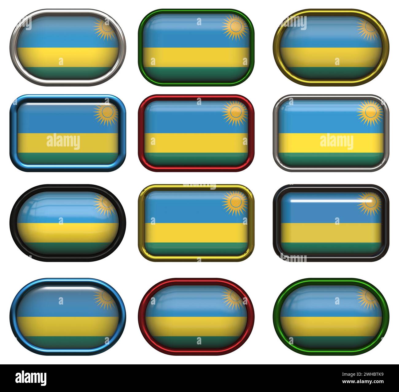 Rwanda badge hi-res stock photography and images - Alamy