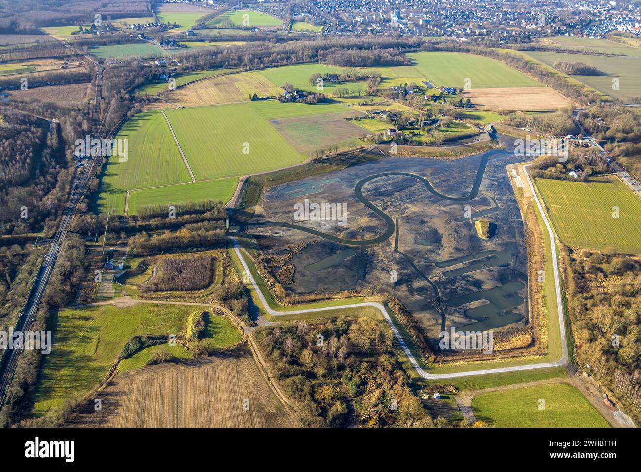River retention area hi-res stock photography and images - Alamy