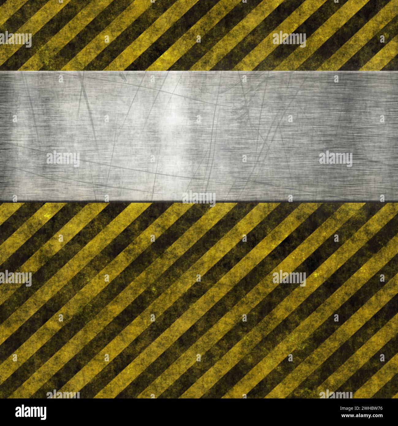 Old metal hazard background Stock Photo - Alamy