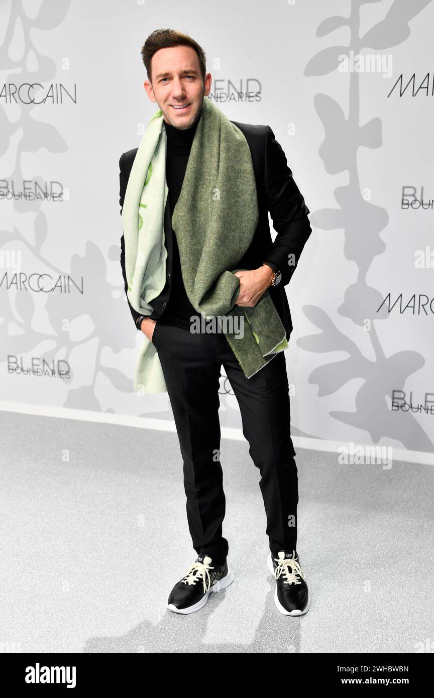 Marcel Remus bei der Marc Cain Fashion Show auf der Berlin Fashion Week ...