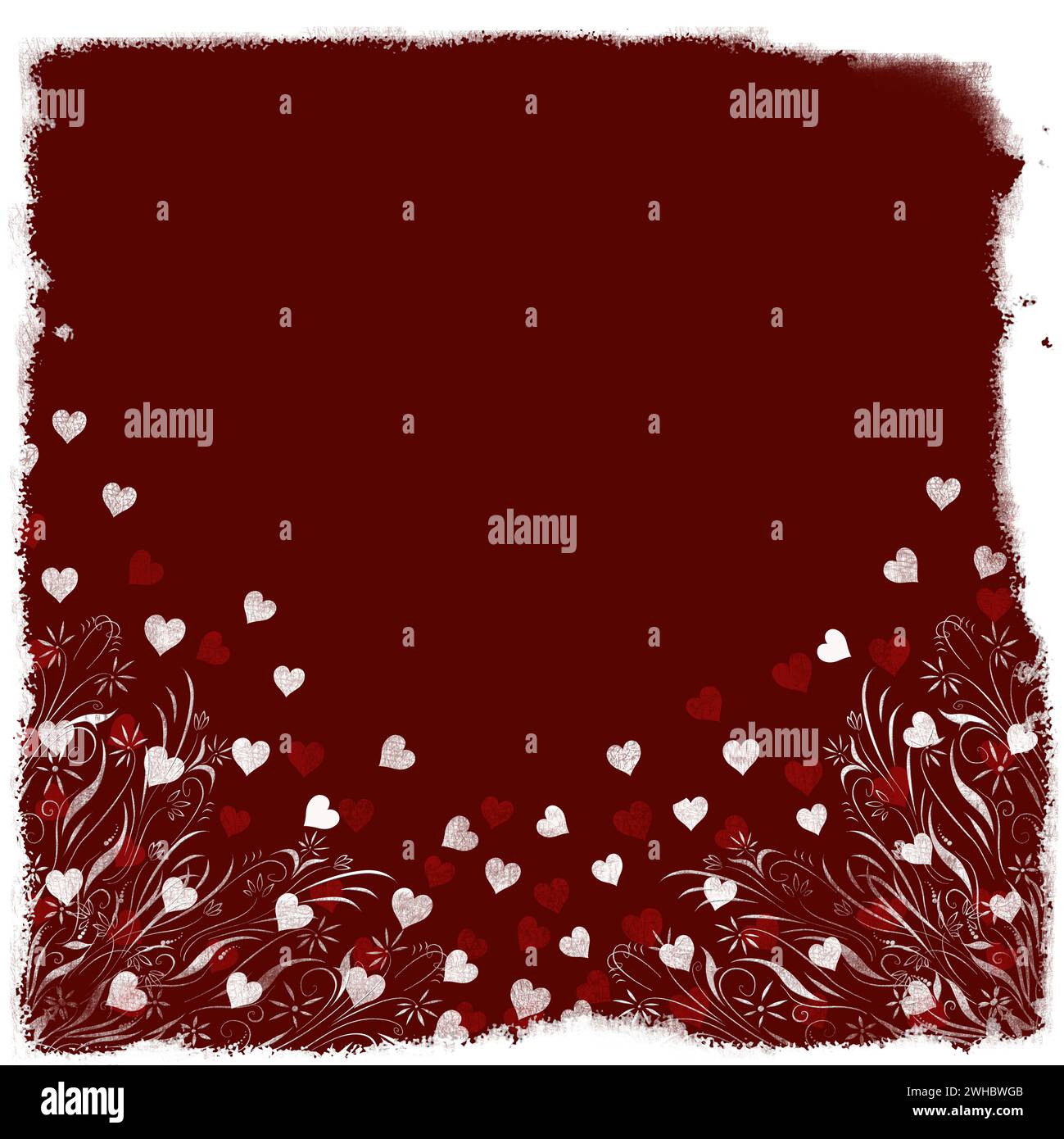 Grunge valentines hearts Stock Photo - Alamy
