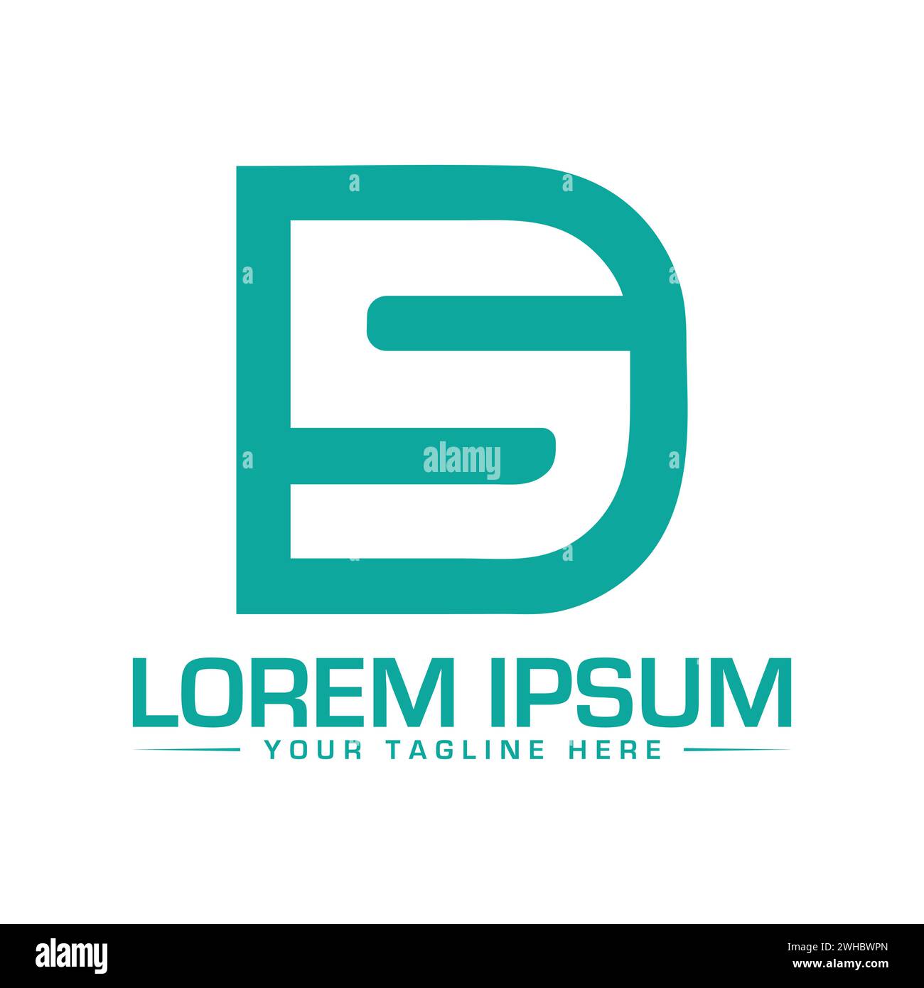 DS Letter Logo Design. Unique and Professional DS Logo Design Stock ...