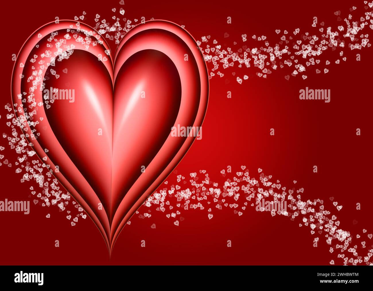 Big heart and small heart hi-res stock photography and images - Alamy