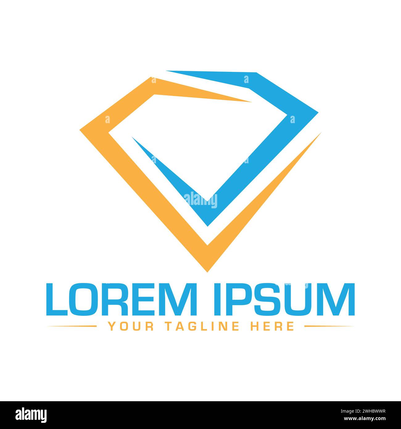 Diamond Logo Design Stock Vector Image & Art - Alamy