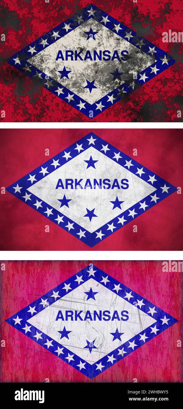 Flag of Arkansas Stock Photo - Alamy
