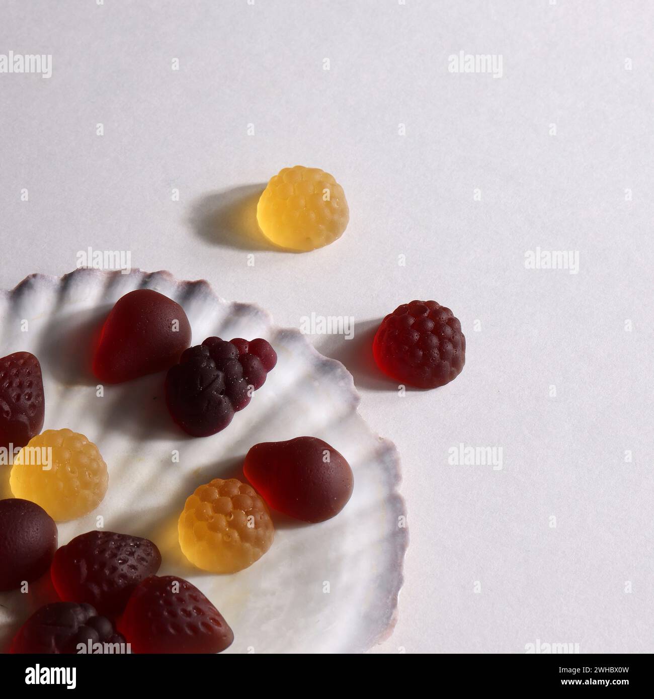 chewable supplements, nutritional gummies, edible health concept ...