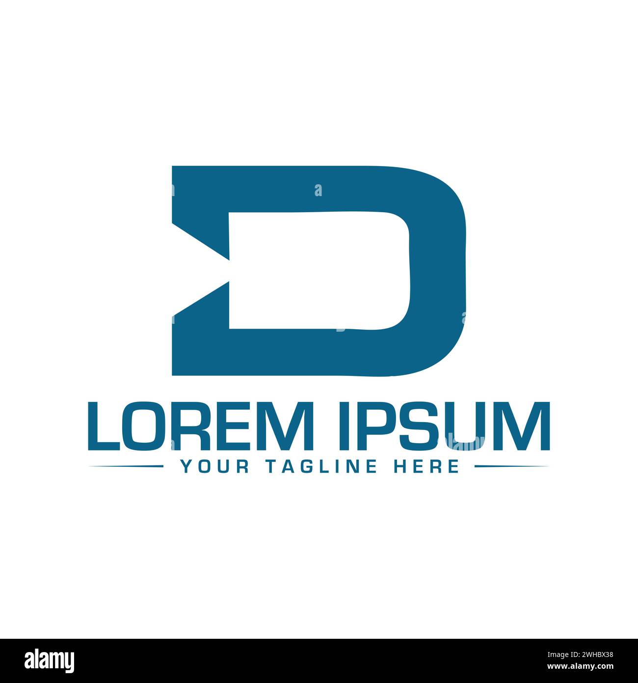 D Letter Logo Design. Creative and Professional D Logo Design Stock ...