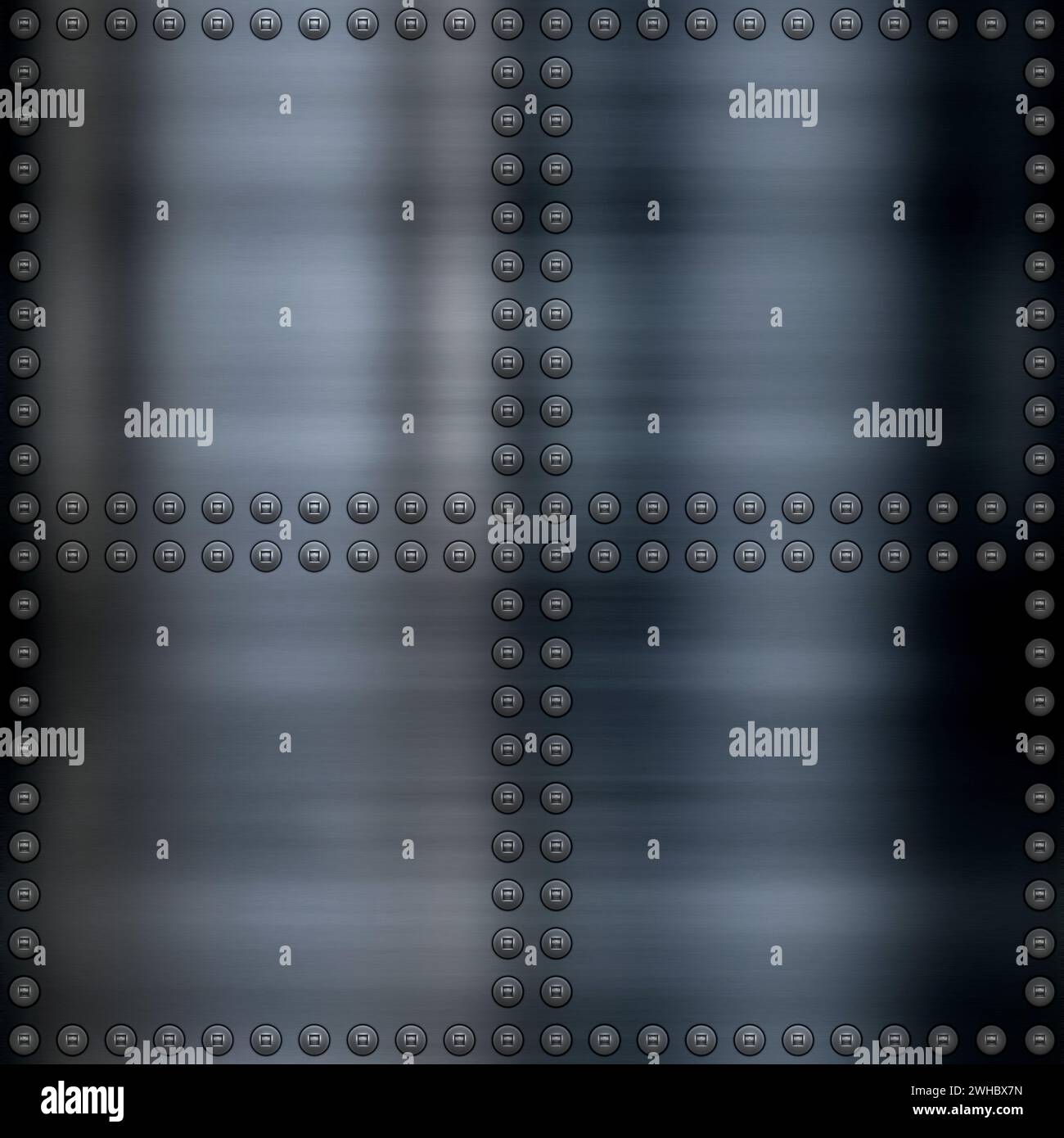 Riveted metal background Stock Photo - Alamy