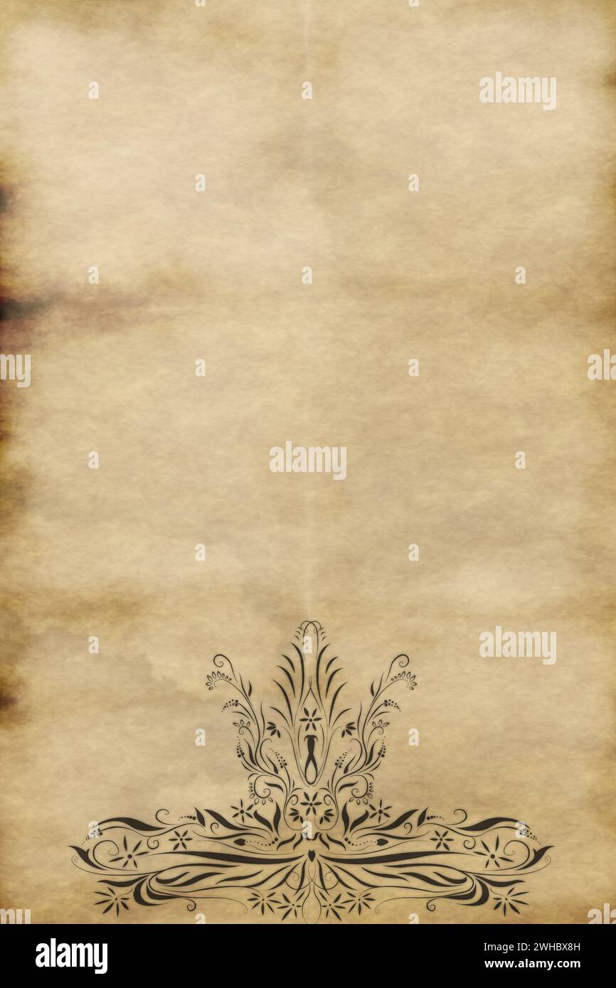 Old regal paper Stock Photo - Alamy