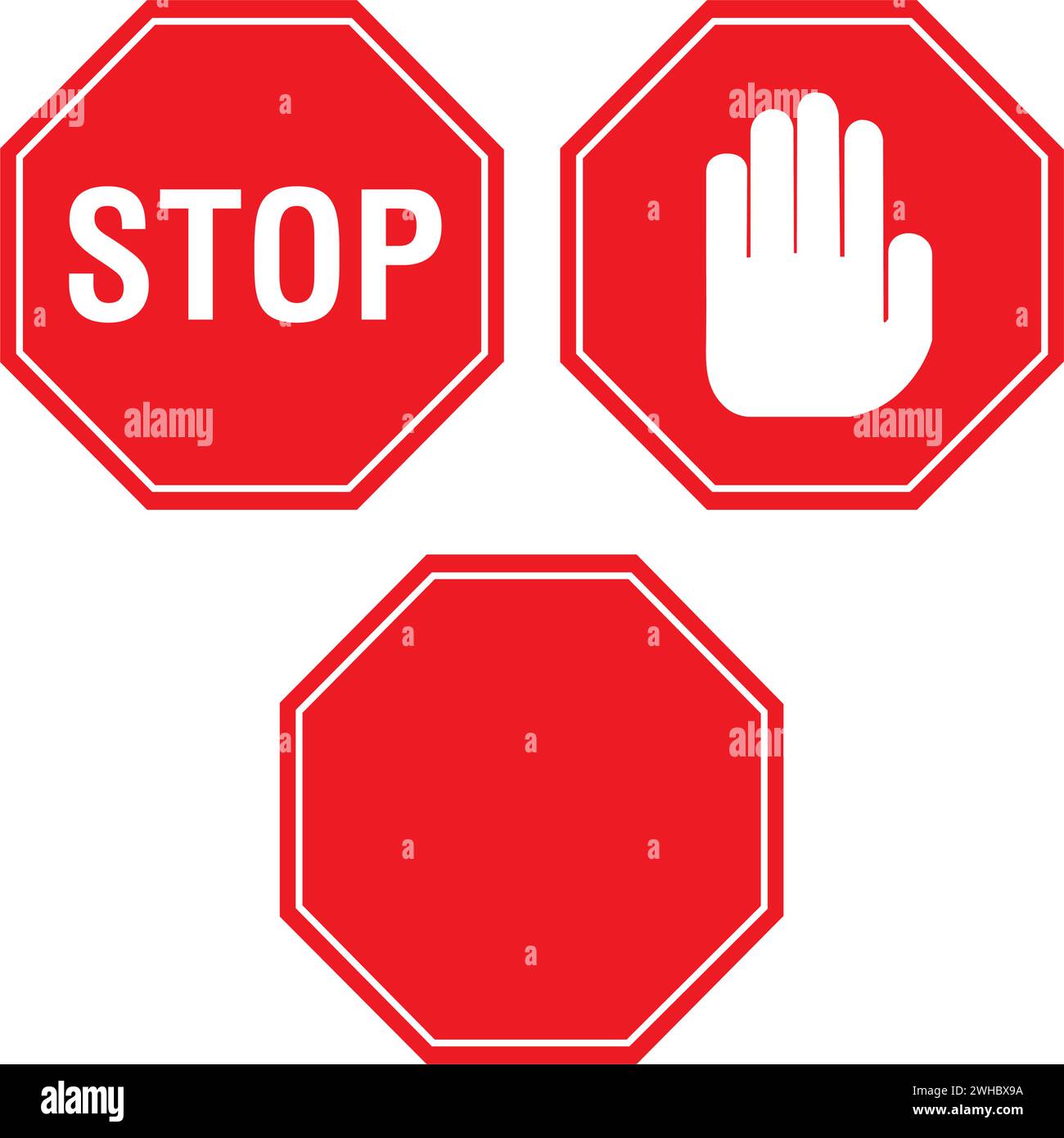 No entry road signs Cut Out Stock Images & Pictures - Alamy