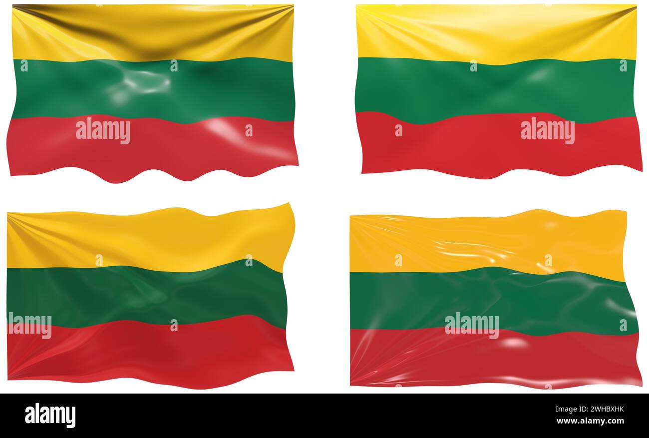 Lithuania emblem flag Cut Out Stock Images & Pictures - Alamy