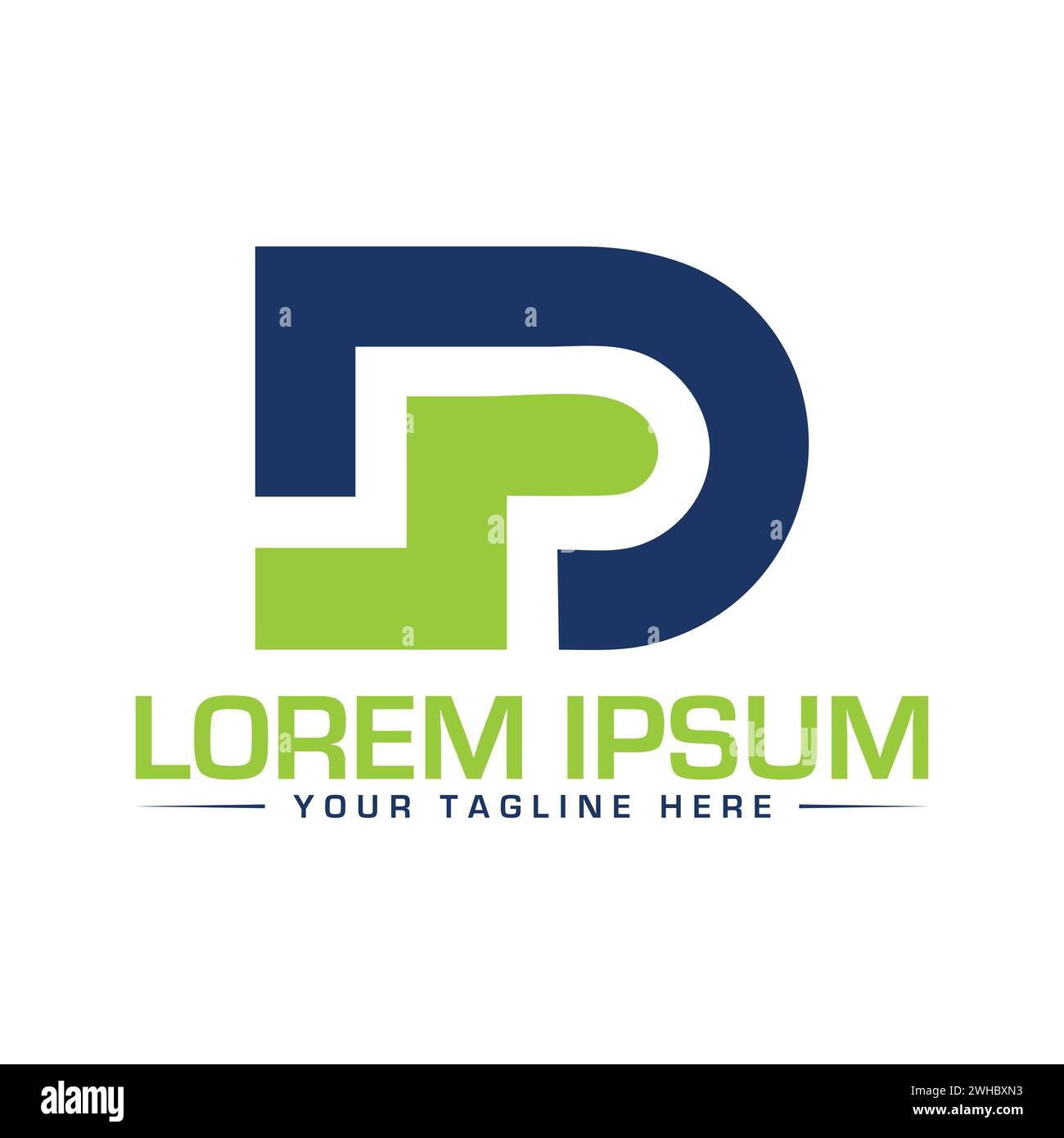 Monogram letters Cut Out Stock Images & Pictures - Alamy