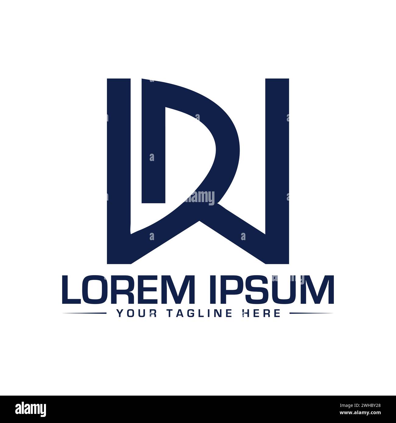 DW Letter Logo Design. Creative DW Logo Design Stock Vector Image & Art ...