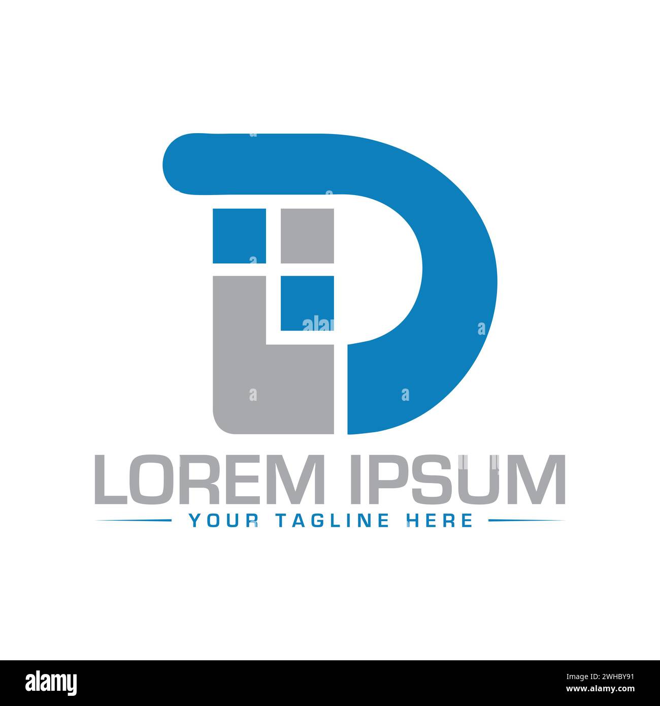 D Letter Logo Design. Creative and Professional D Logo Design Stock ...