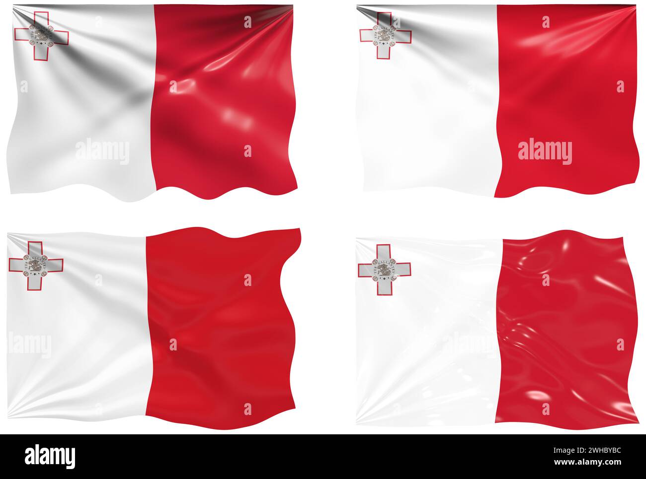 Flag of Malta Stock Photo - Alamy