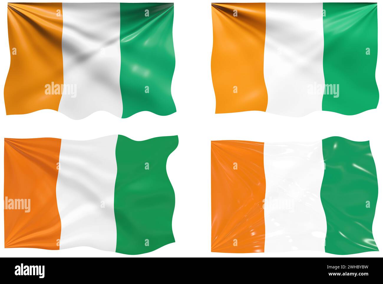 Flag of Cote d'Ivoire Stock Photo - Alamy