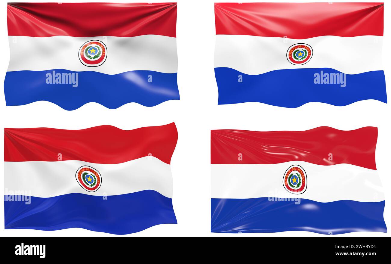 Flag of Paraguay Stock Photo - Alamy