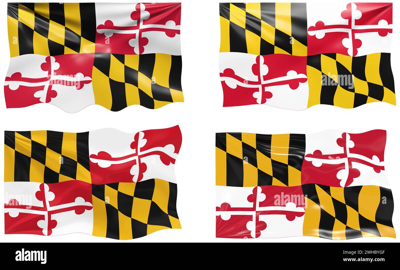 Flag of Maryland Stock Photo - Alamy