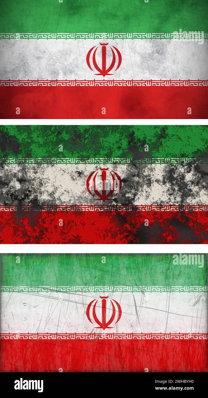 Flag of Iran Stock Photo - Alamy