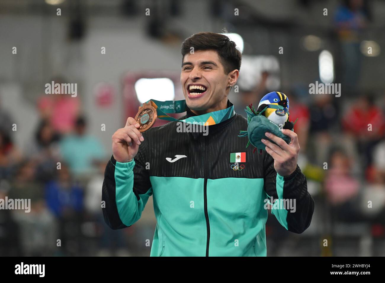 Santiago, Chile, October 25, 2023, Curran Phillips (USA) gold,Cold ...