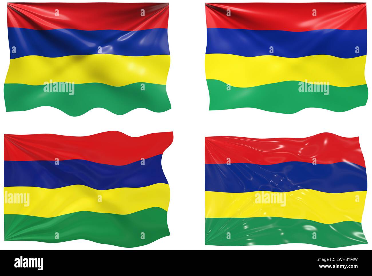 Flag of Mauritius Stock Photo - Alamy