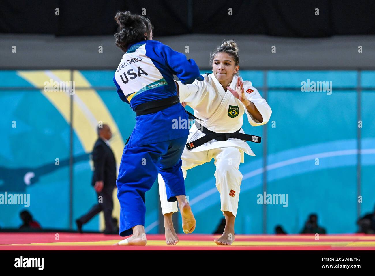 Santiago, Chile, October 28, 2023, Larissa Pimenta (BRA) vs Angelica ...