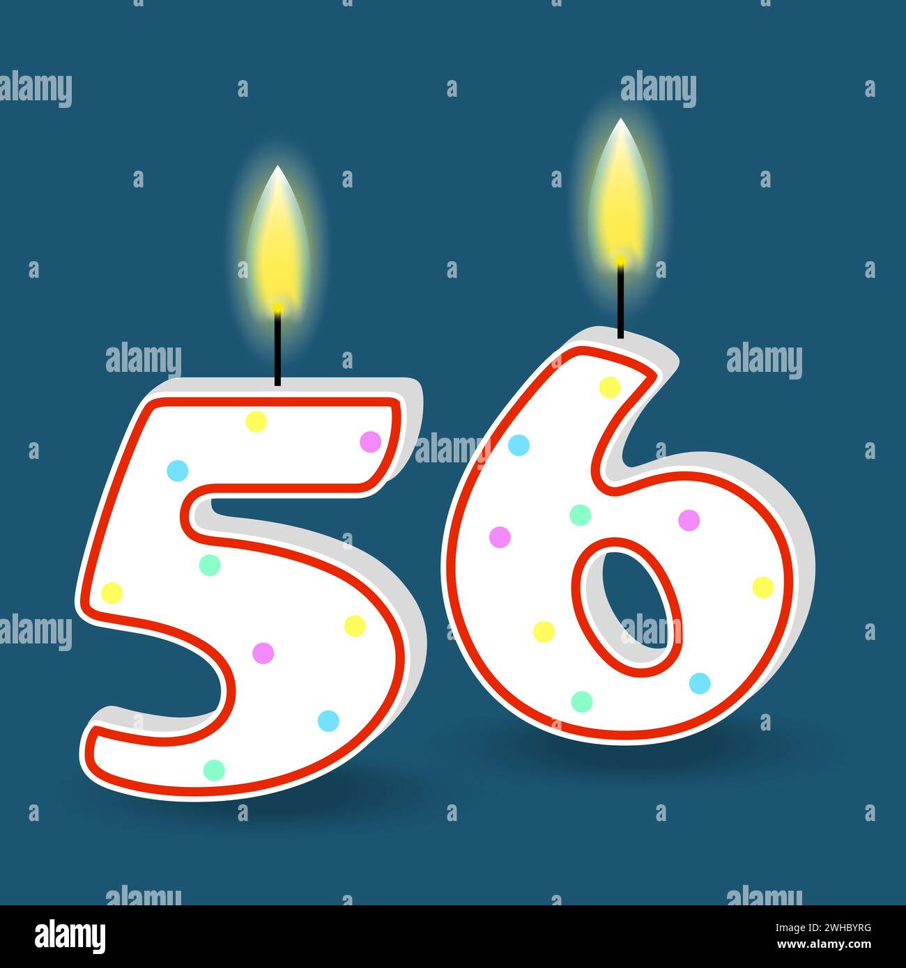 Birthday 56 Stock Vector Images - Alamy
