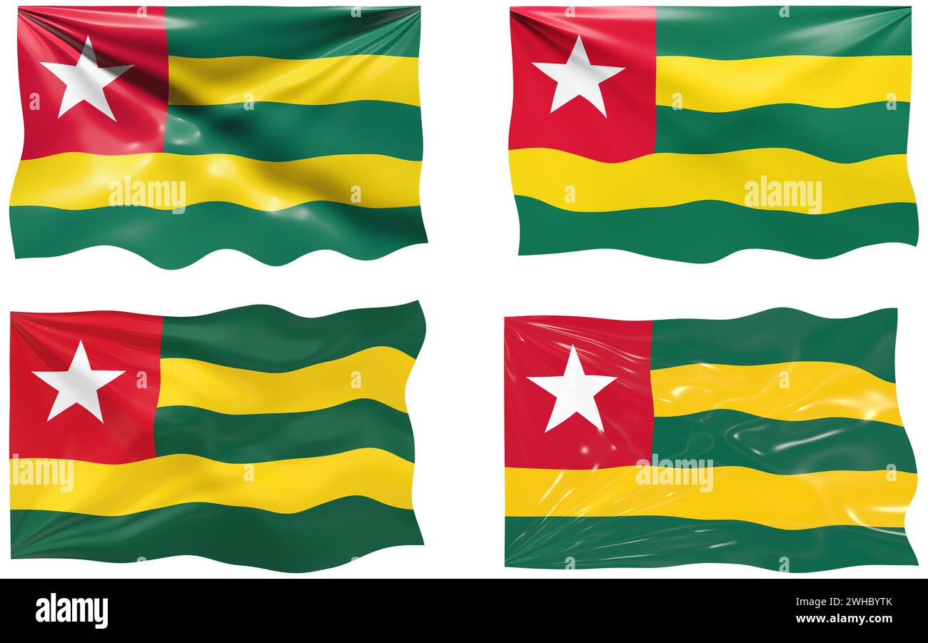 Flag of Togo Stock Photo - Alamy