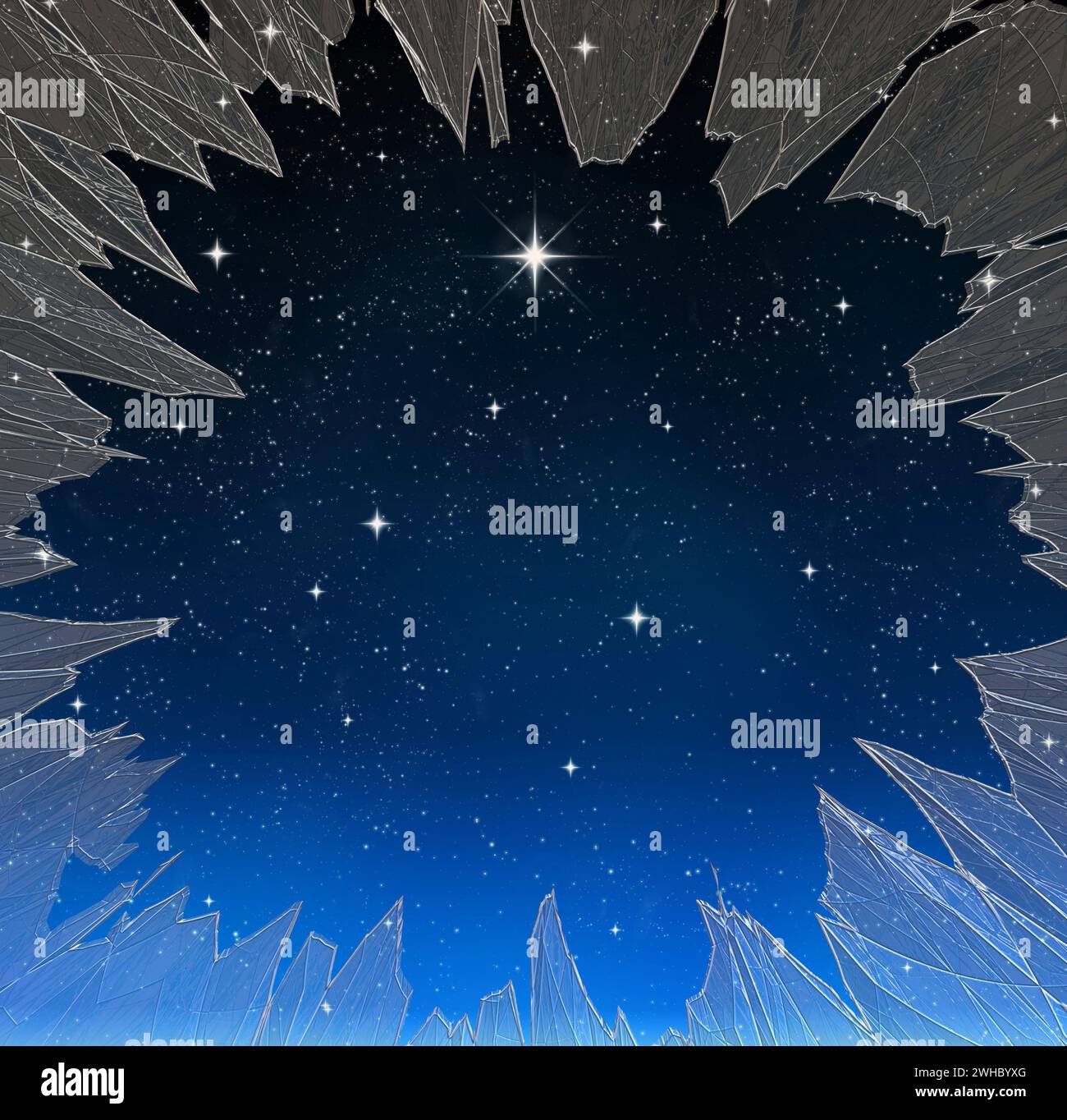 Smashed star hi-res stock photography and images - Alamy