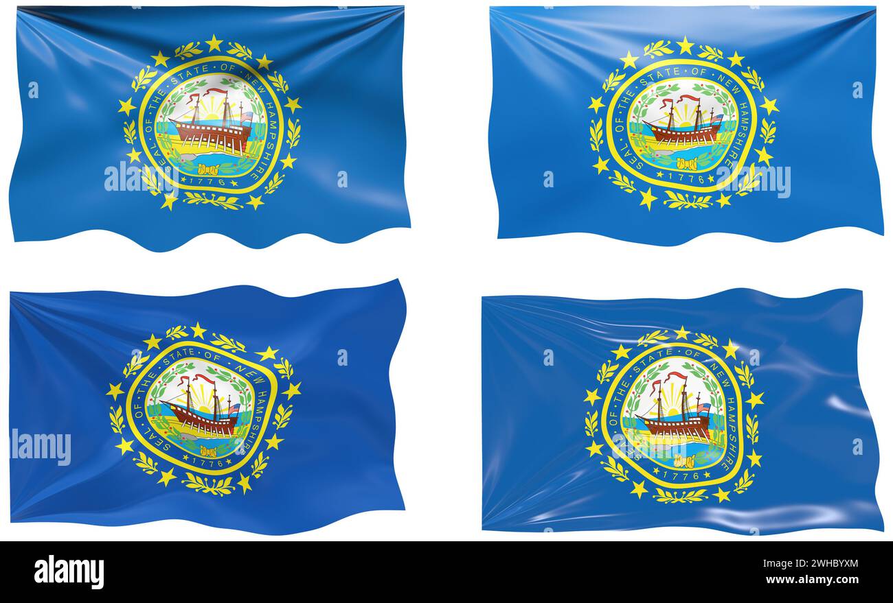 Flag of New Hampshire Stock Photo - Alamy