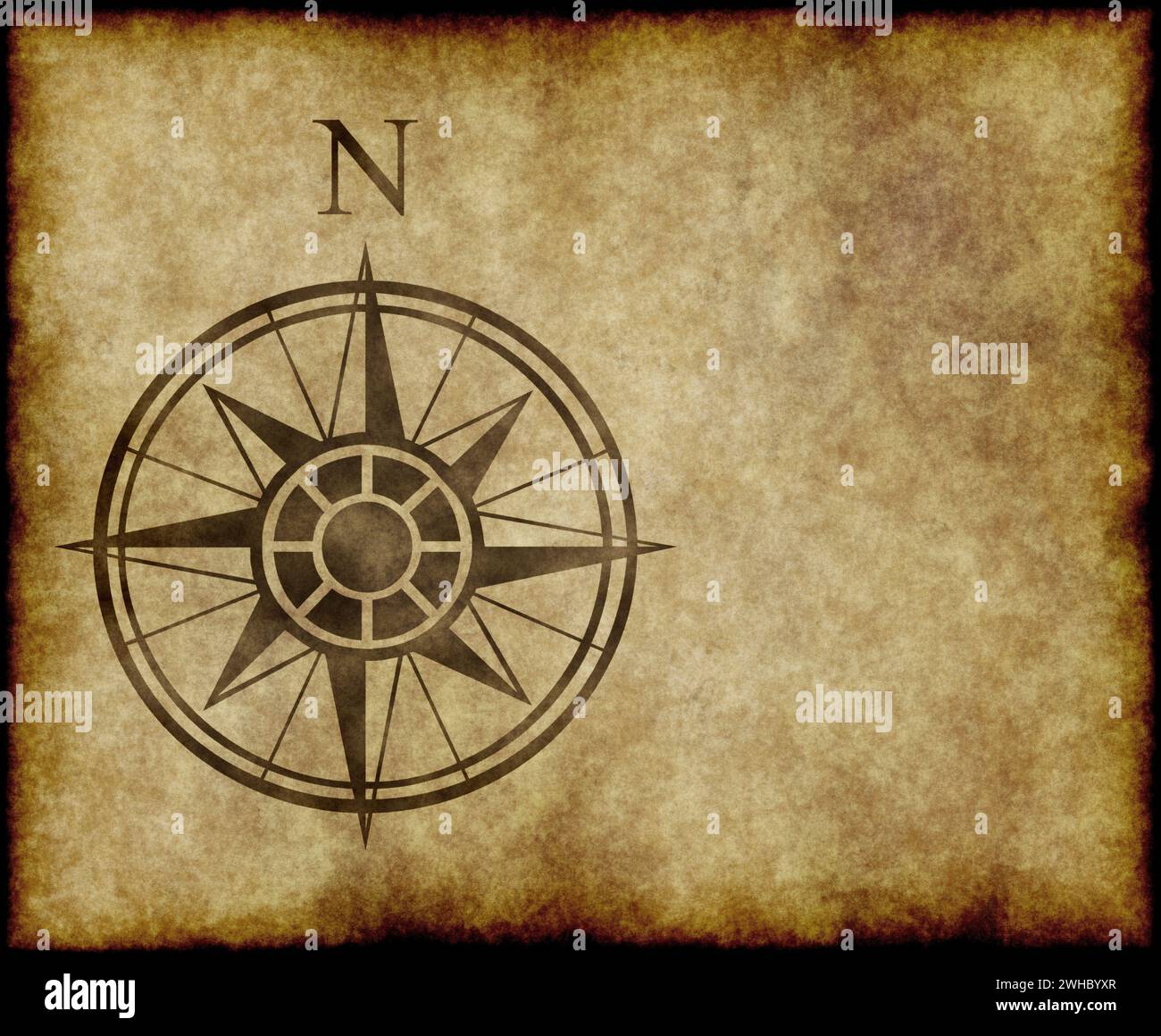 North compass map arrow Stock Photo - Alamy