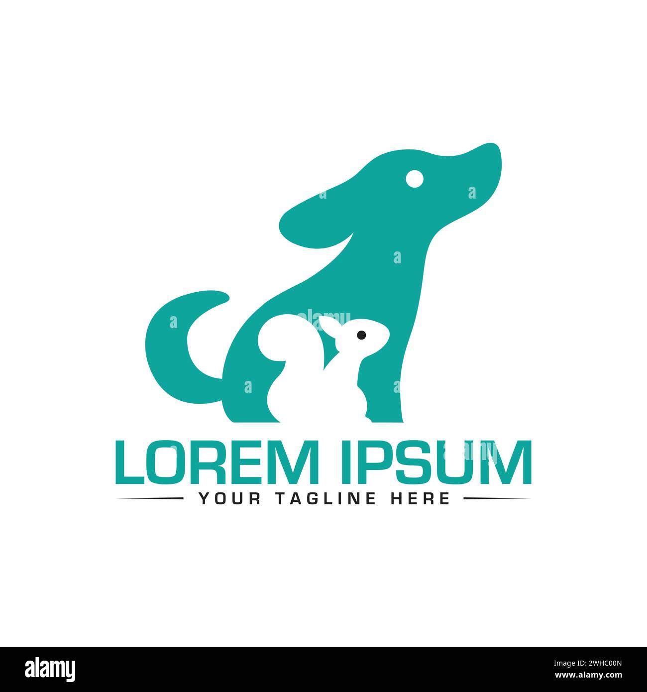 Animals Logo Design. Creative Design Animals. Dog logo Design Stock ...