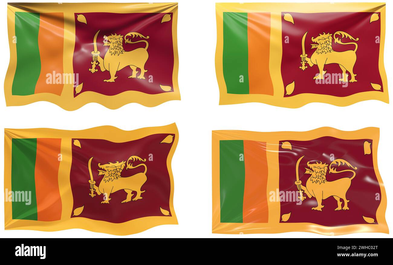 Flag of Sri Lanka Stock Photo - Alamy
