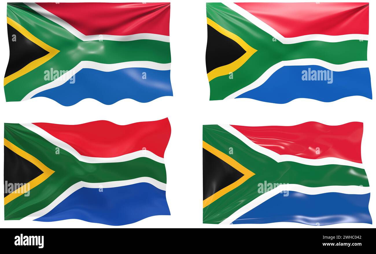 South africa flag background Cut Out Stock Images & Pictures - Alamy