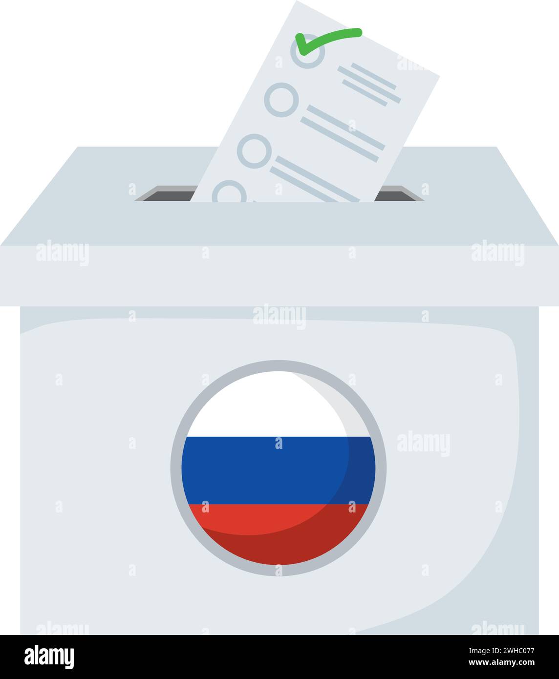 Ballot box russia Stock Vector Images - Alamy