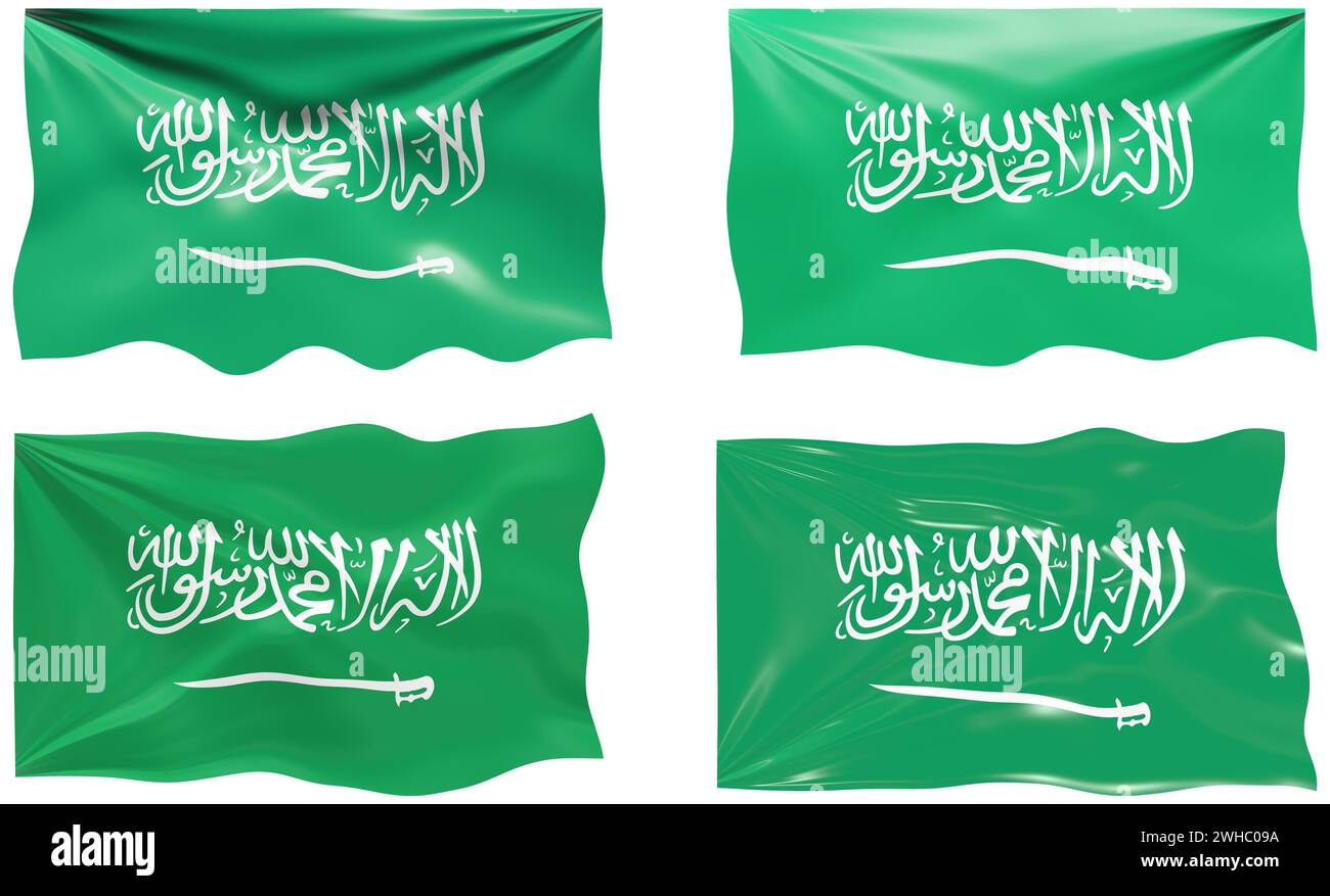 Saudia arabia flag hi-res stock photography and images - Alamy