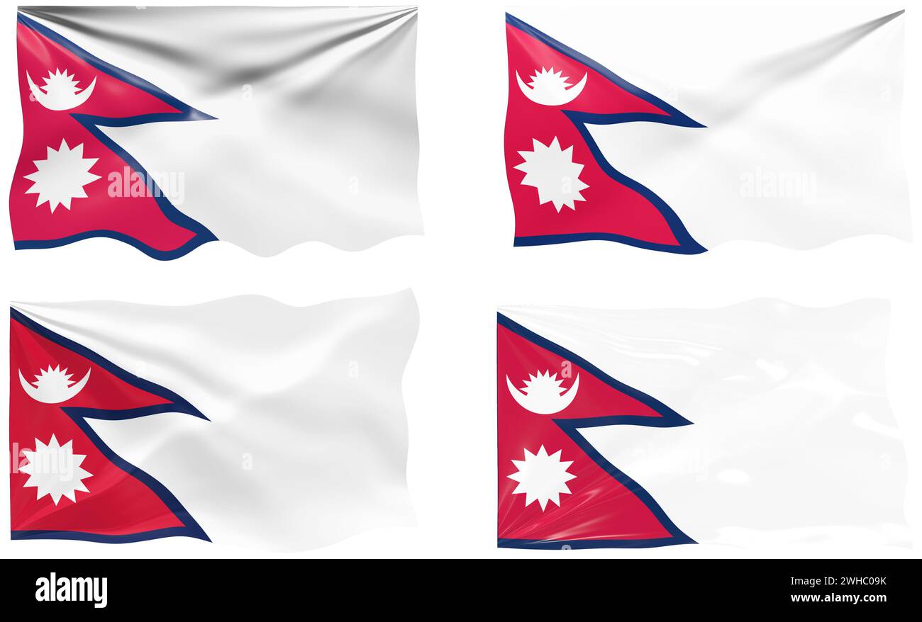 Nepal national flag hi-res stock photography and images - Alamy