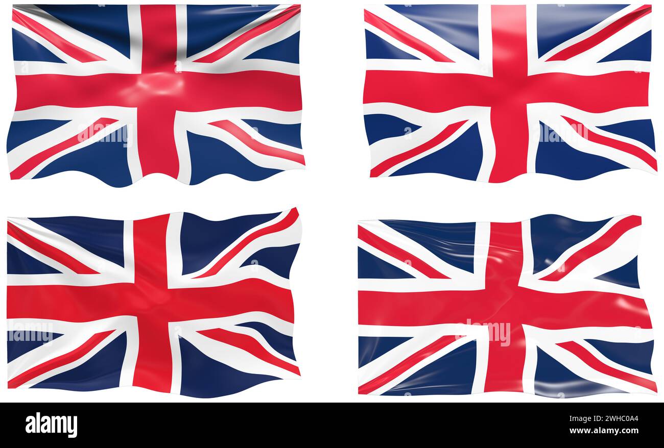 Union flag jack united kingdom Cut Out Stock Images & Pictures - Alamy