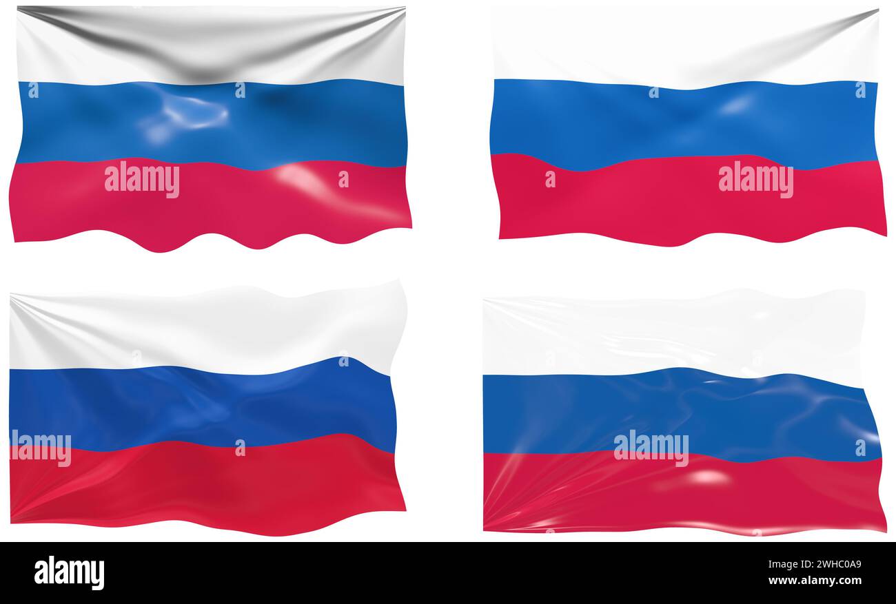 Flag of the Russain Federation Stock Photo - Alamy